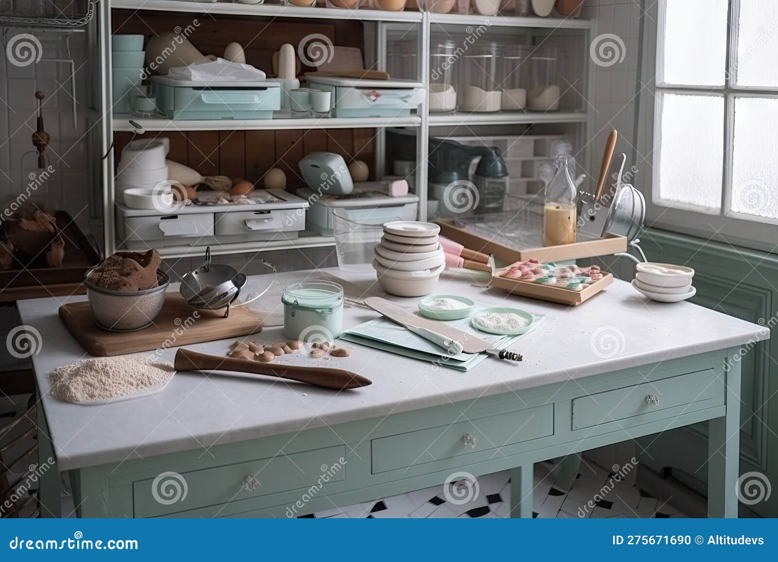 Baking Station, with Tools and Equipment for Baking, Decorating and ...