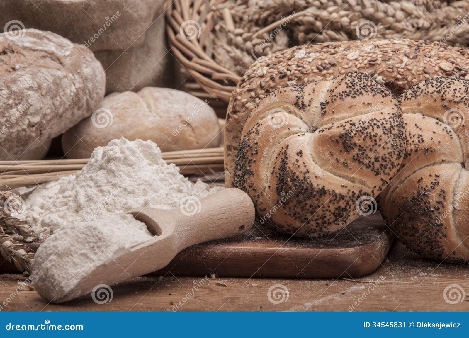 Baking Theme with Ambient Light Stock Image - Image of loaf, nature ...
