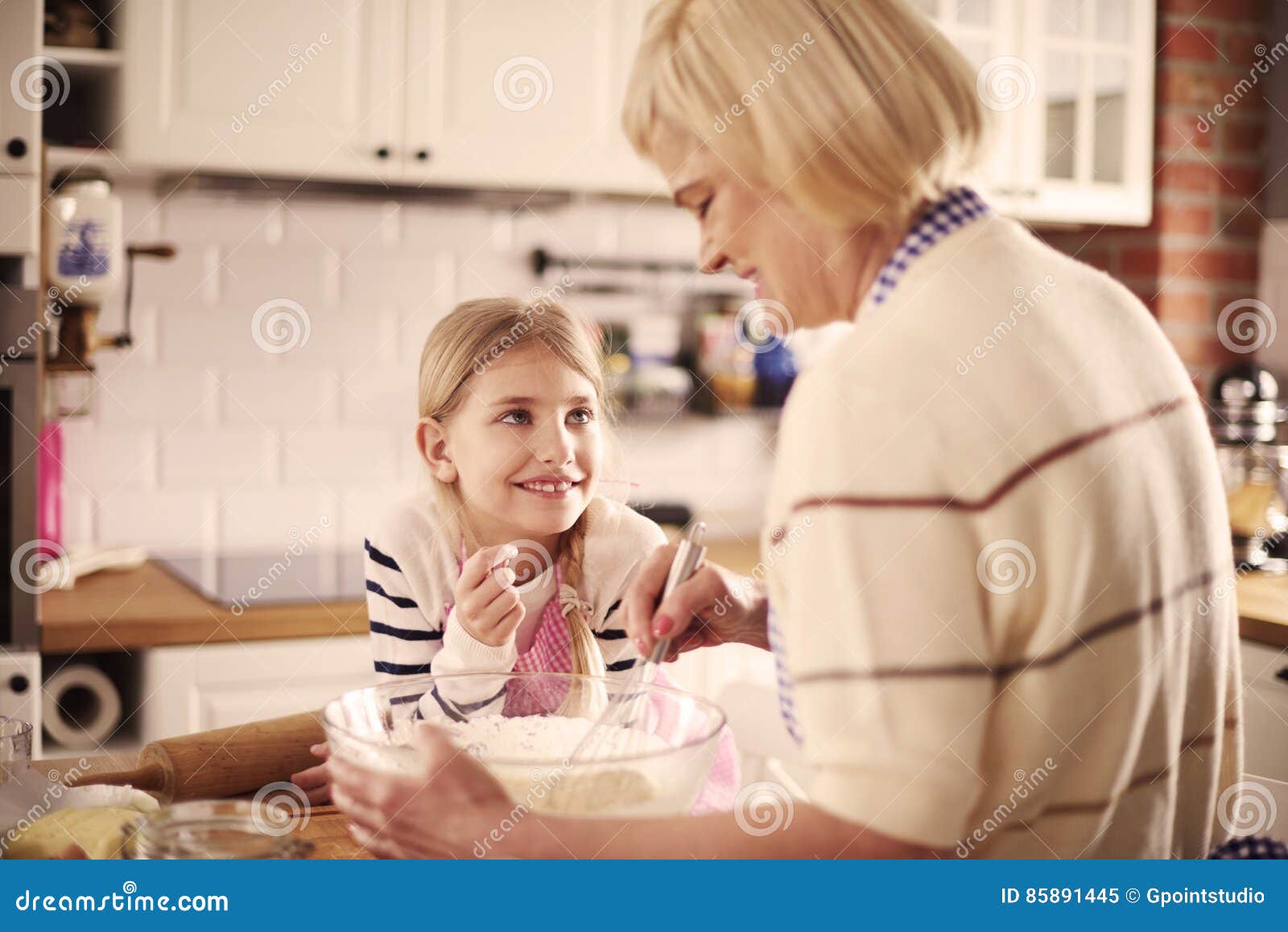 Baking time stock image. Image of family, beater, dough - 85891445