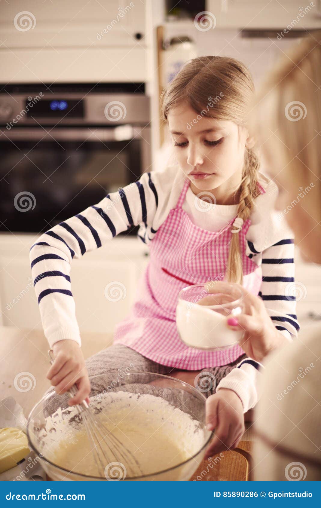 Baking time stock photo. Image of elementary, busy, mixing - 85890286