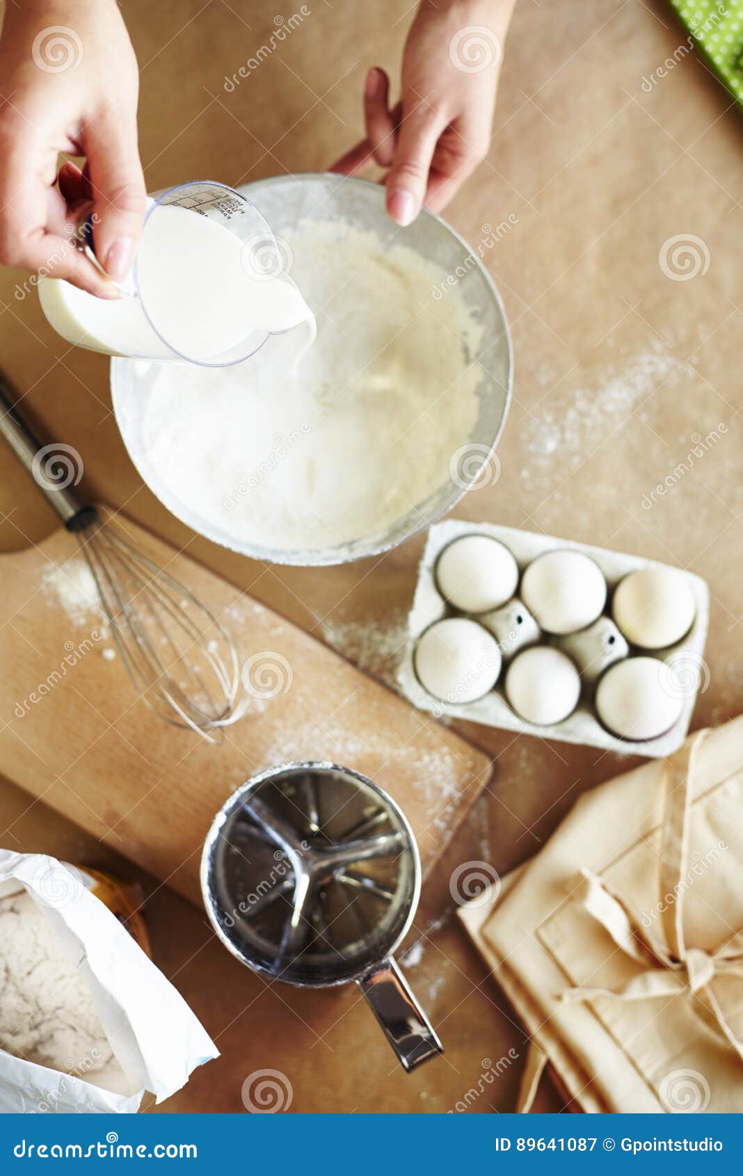 Baking time stock image. Image of kitchen, hobby, bakery - 89641087