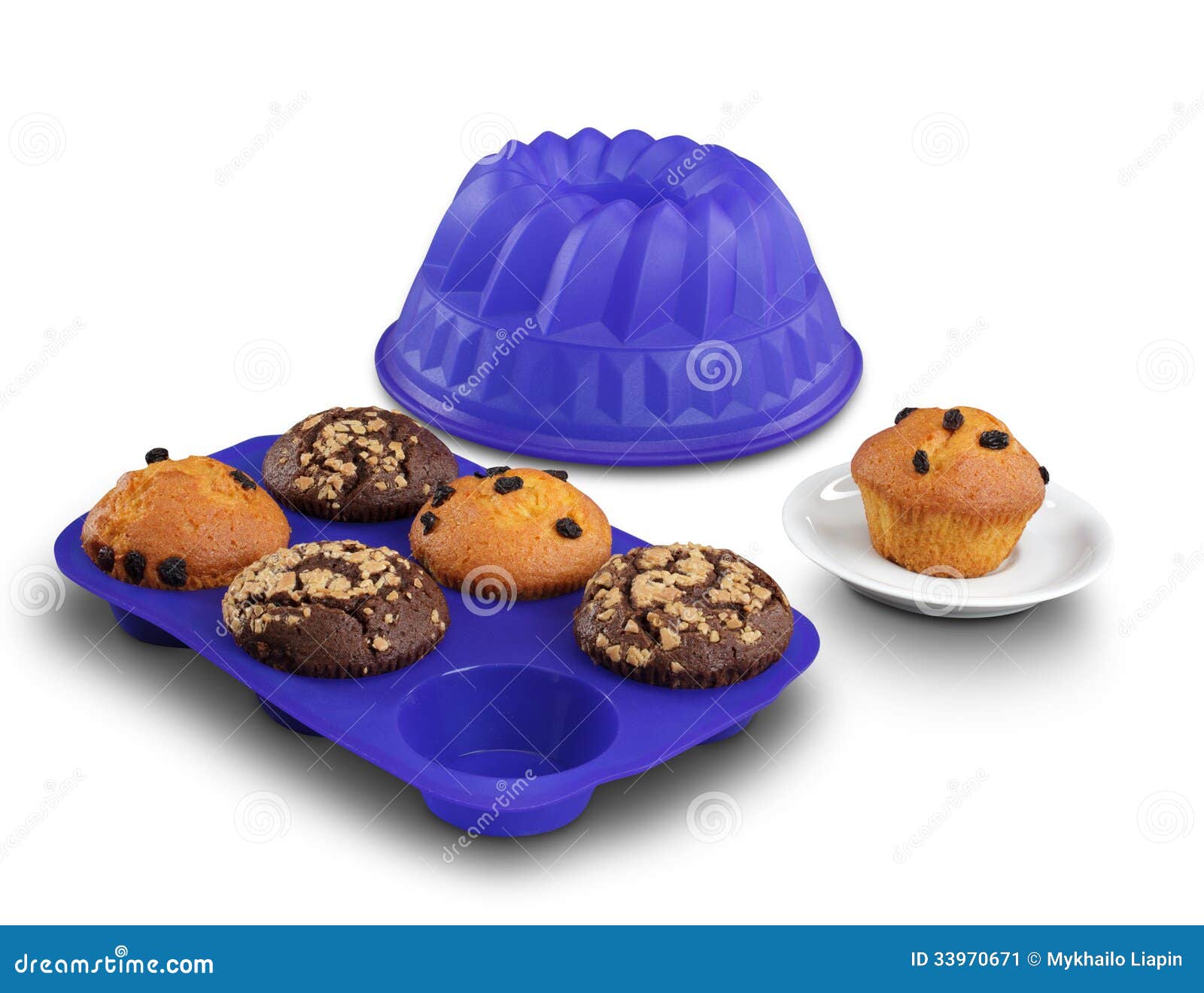 Baking tins stock image. Image of muffin, bread, equipment - 33970671