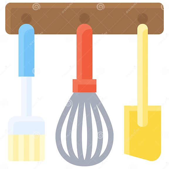 Baking Tools Icon, Bakery and Baking Related Vector Stock Vector ...