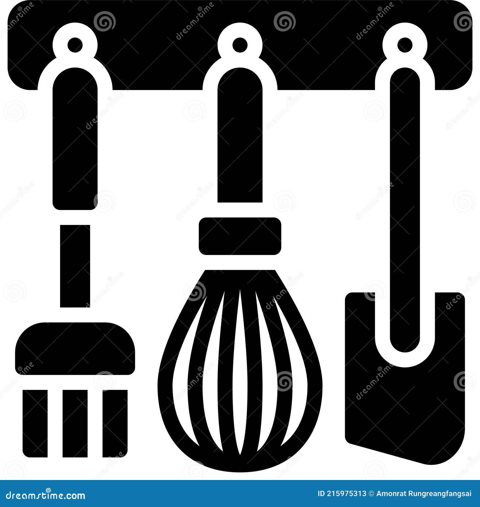 Baking Tools Icon, Bakery and Baking Related Vector Stock Vector ...