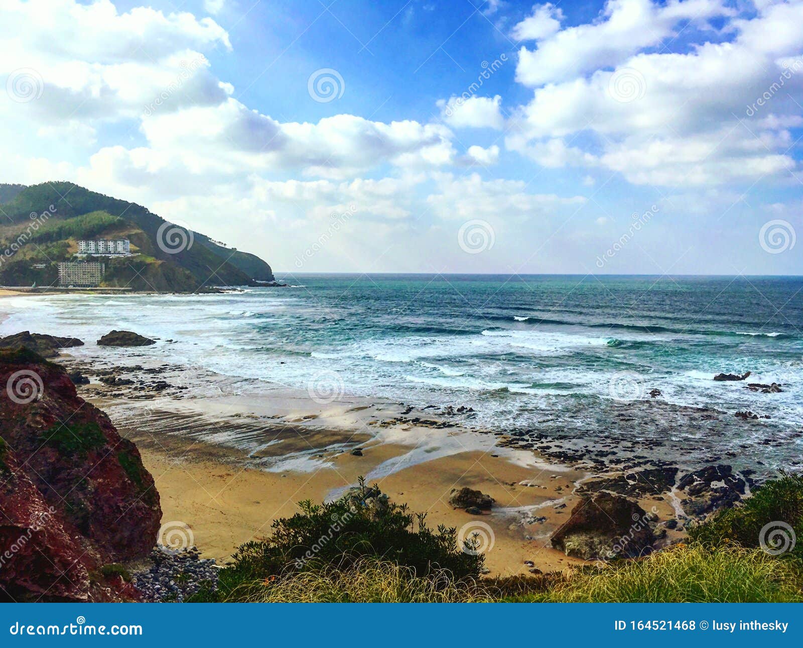 Bakio stock photo. Image of village, seaside, basque - 164521468