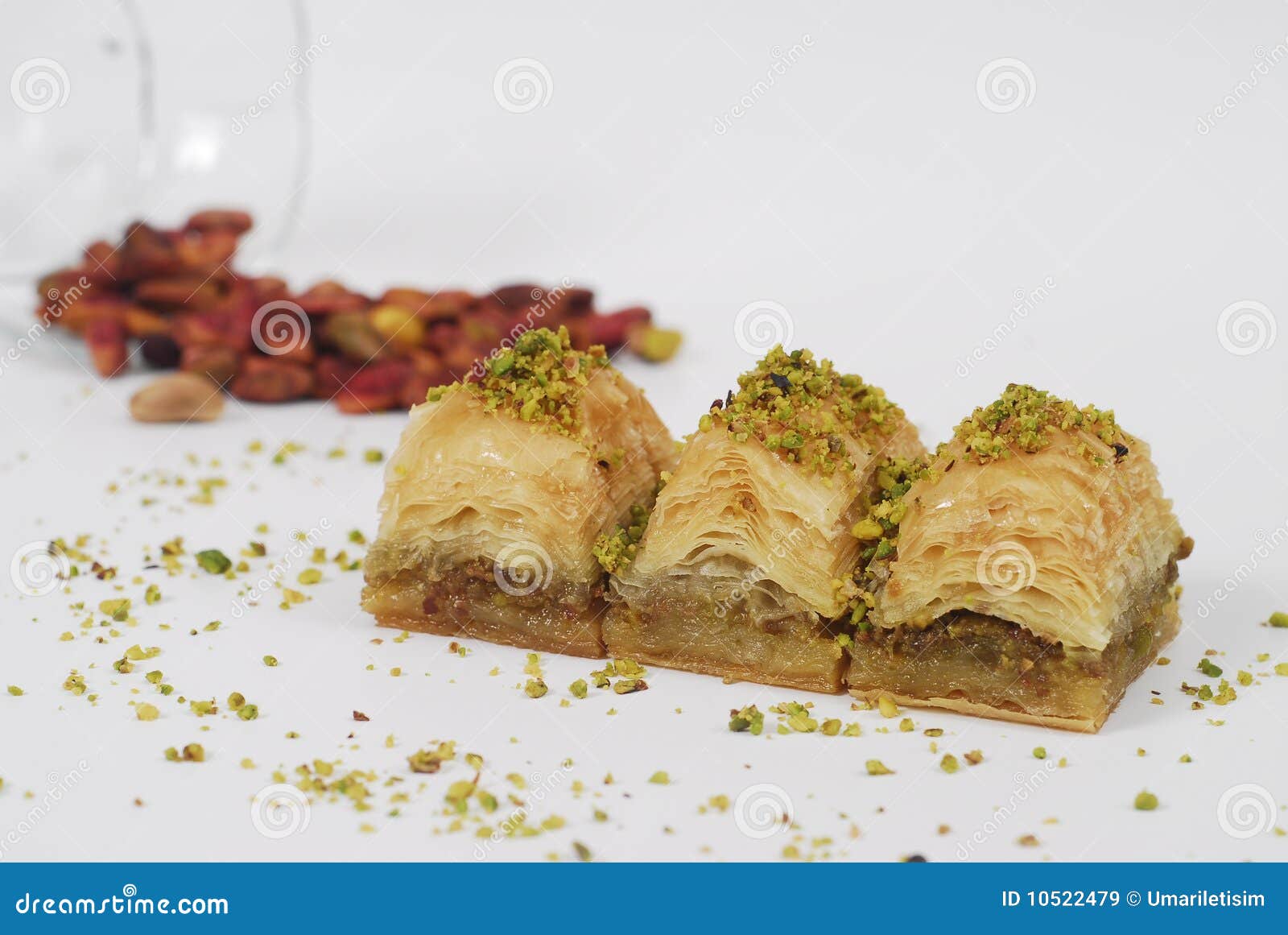 Baklava - dessert turc image stock. Image du délicieux - 10522479