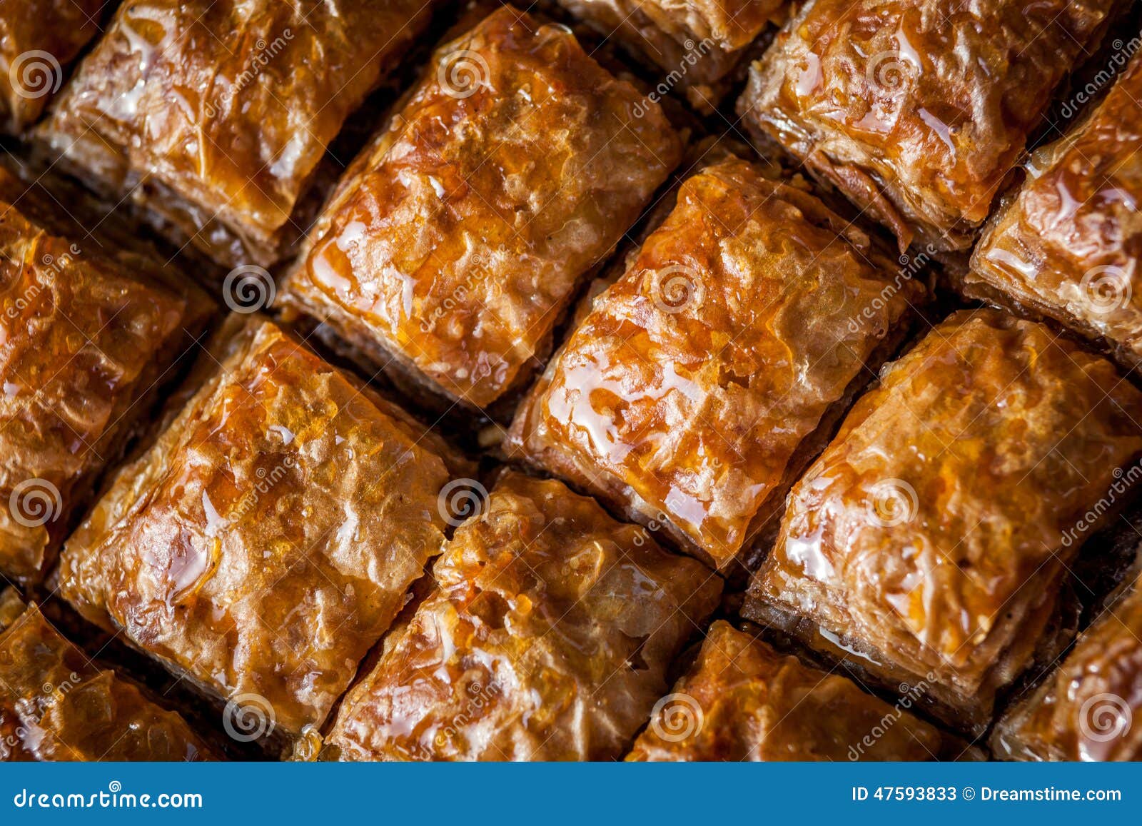 Baklava on a platter stock image. Image of delicious - 47593833