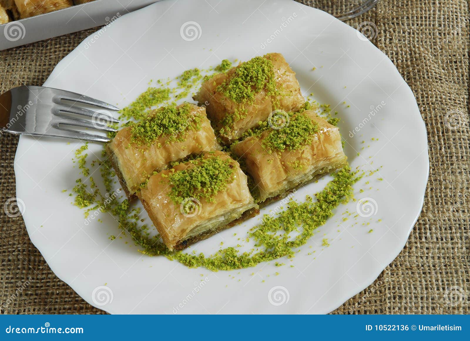 Baklava - Postre Turco - Baklawa Foto de archivo - Imagen de griego ...