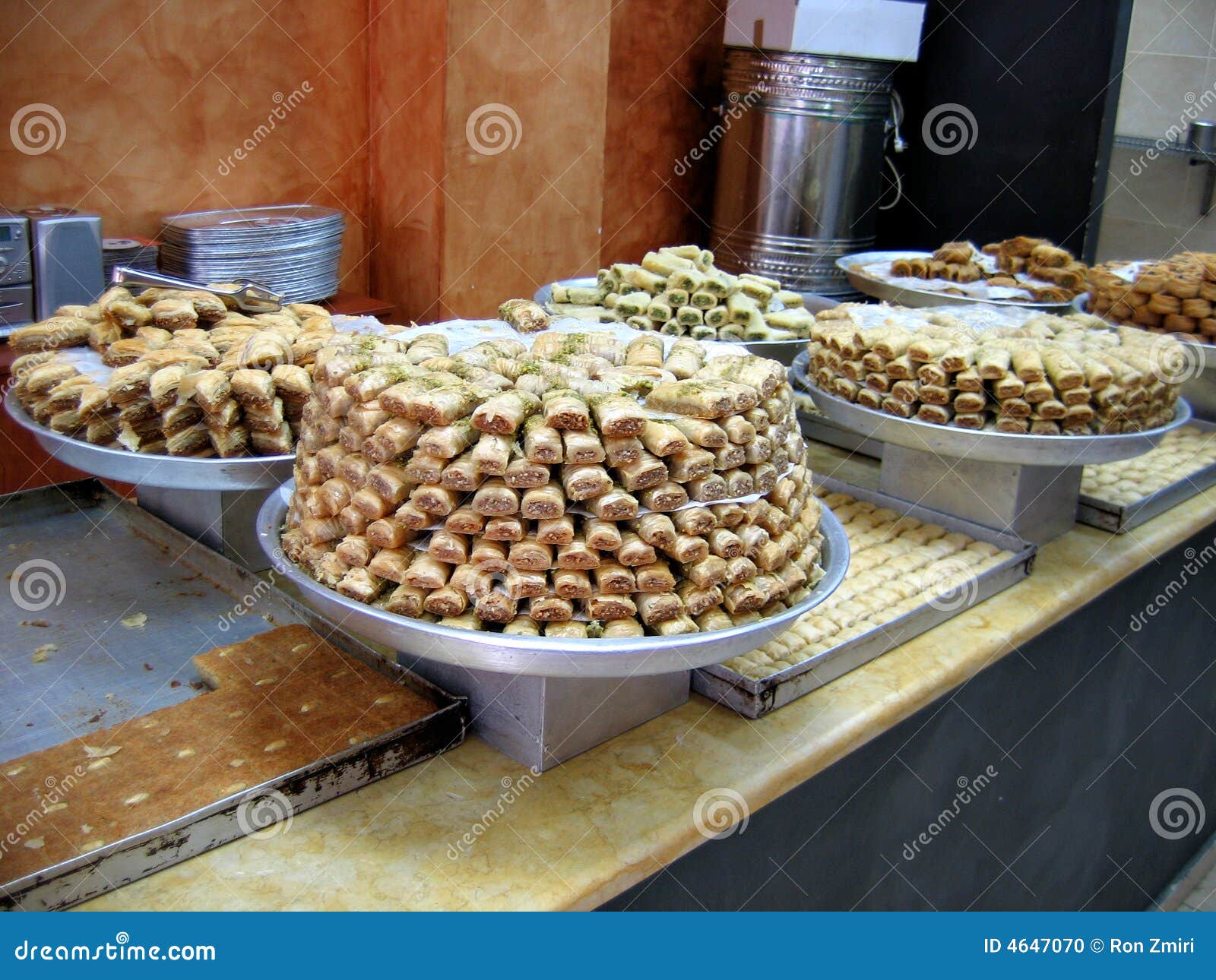 Baklawa Oriental sweets stock photo. Image of arabic, classical - 4647070
