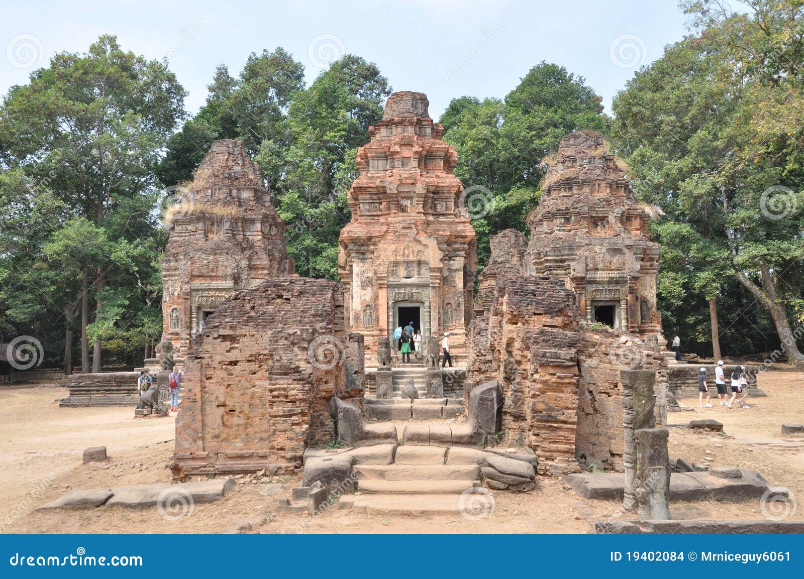 Bakong stock photo. Image of architecture, religion, angkor - 19402084