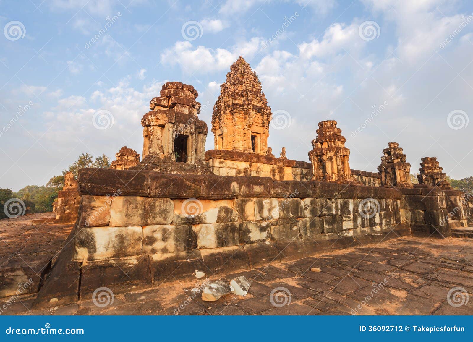 Bakong temple stock photo. Image of cambodia, ancient - 36092712