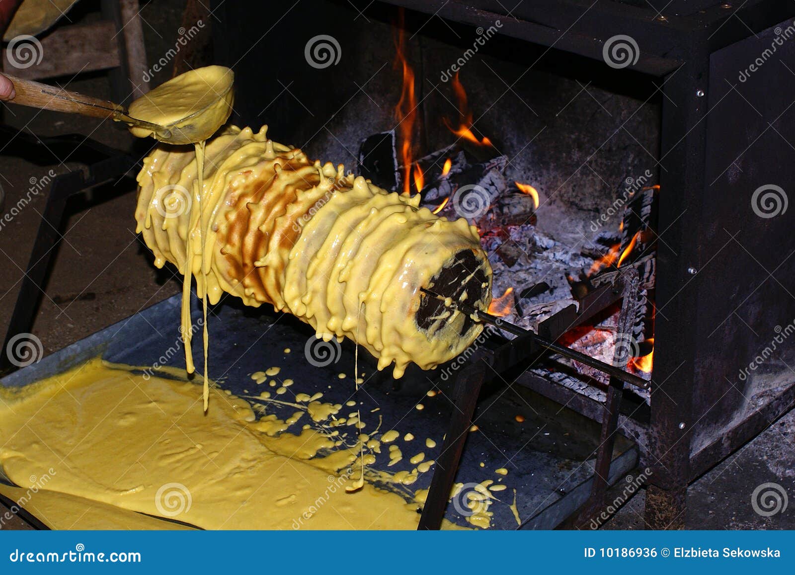 Baksel Baumkuchen stock foto. Image of polen, horizontaal - 10186936