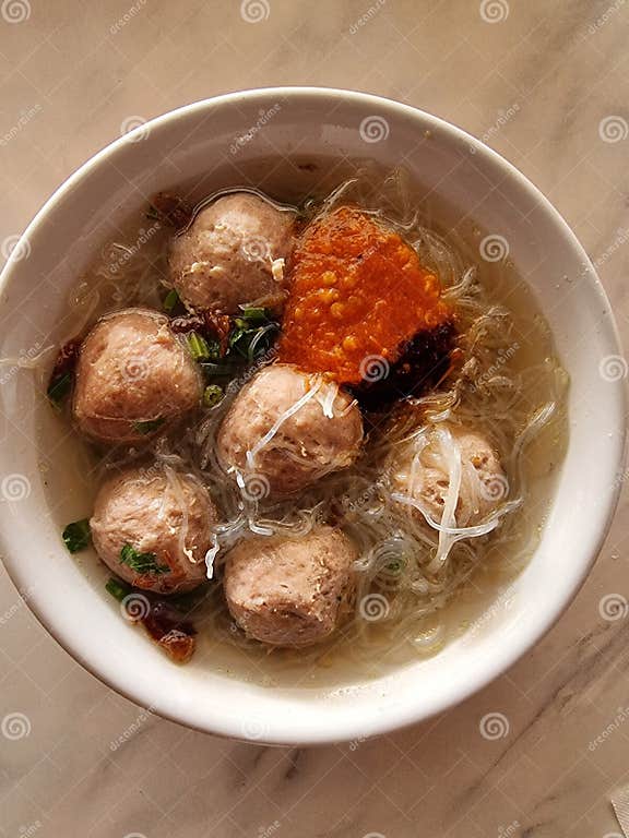 Bakso Local Food from Java Indonesia Stock Image - Image of cuisine ...