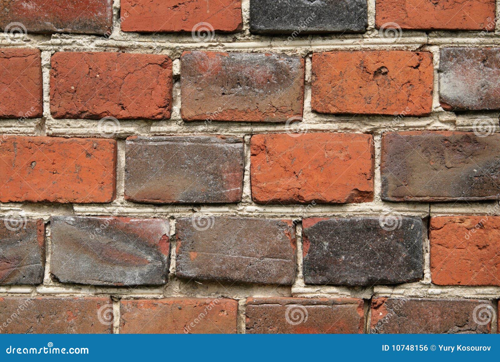 Bakstenen muur stock foto. Image of gebouw, cement, baksteen - 10748156