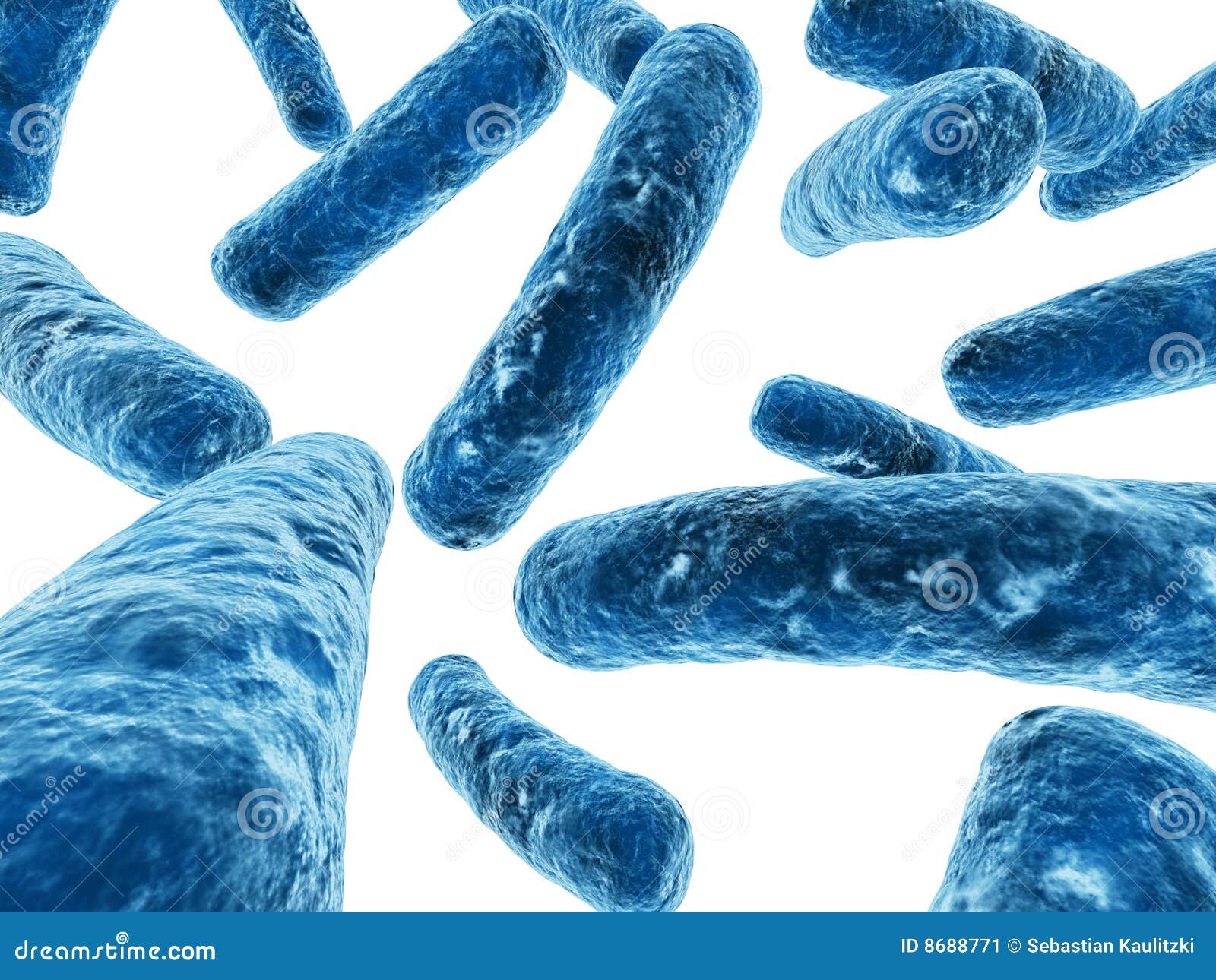 Bakterie ilustracji. Ilustracja złożonej z abstrakt, biologia - 8688771