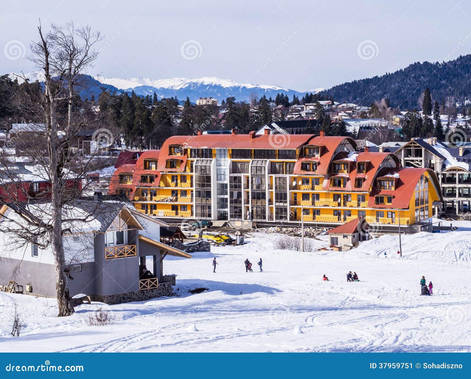 Bakuriani editorial photo. Image of sport, travel, snow - 37959751