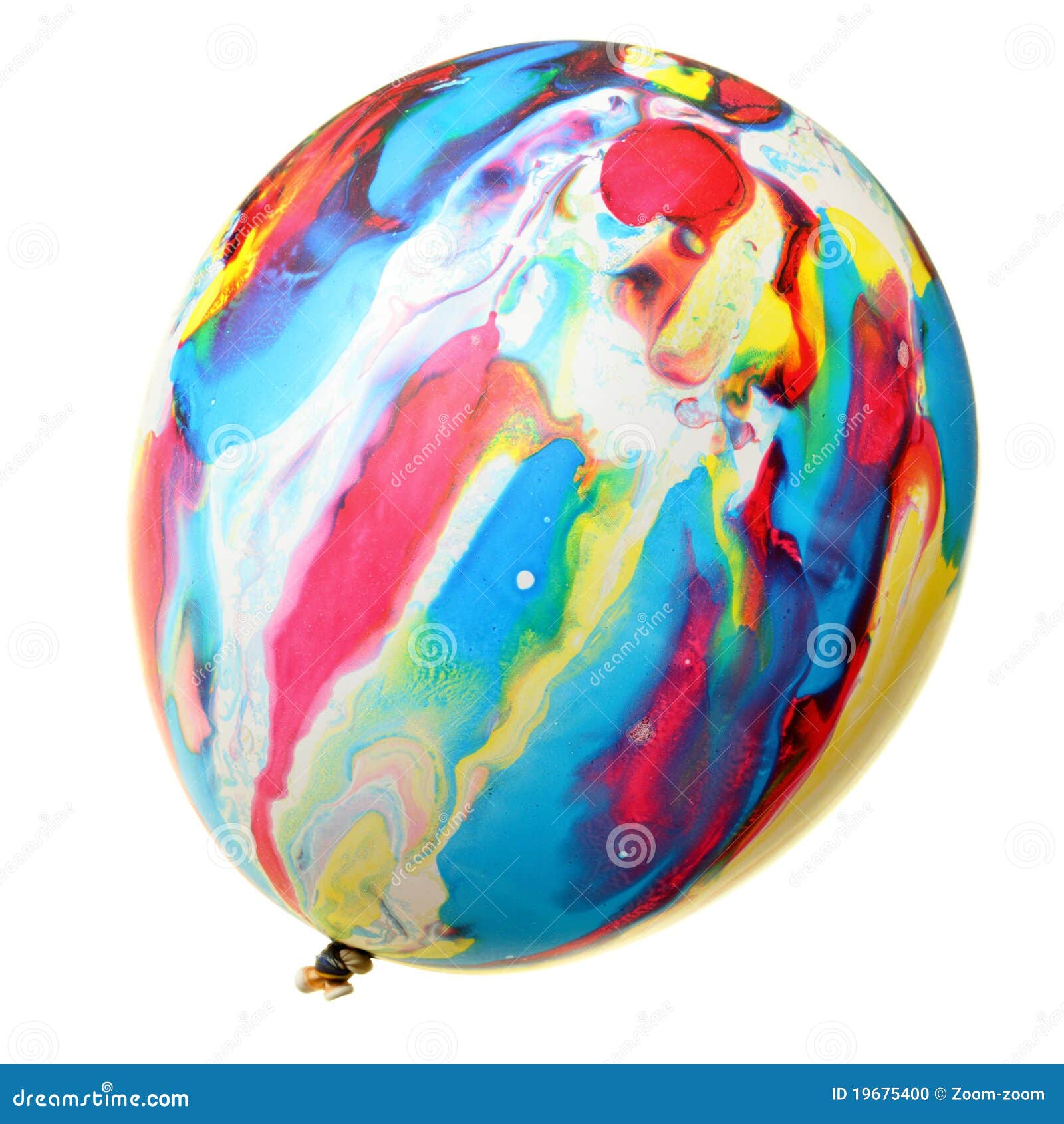 Balão colorido pintado foto de stock. Imagem de brinquedo - 19675400