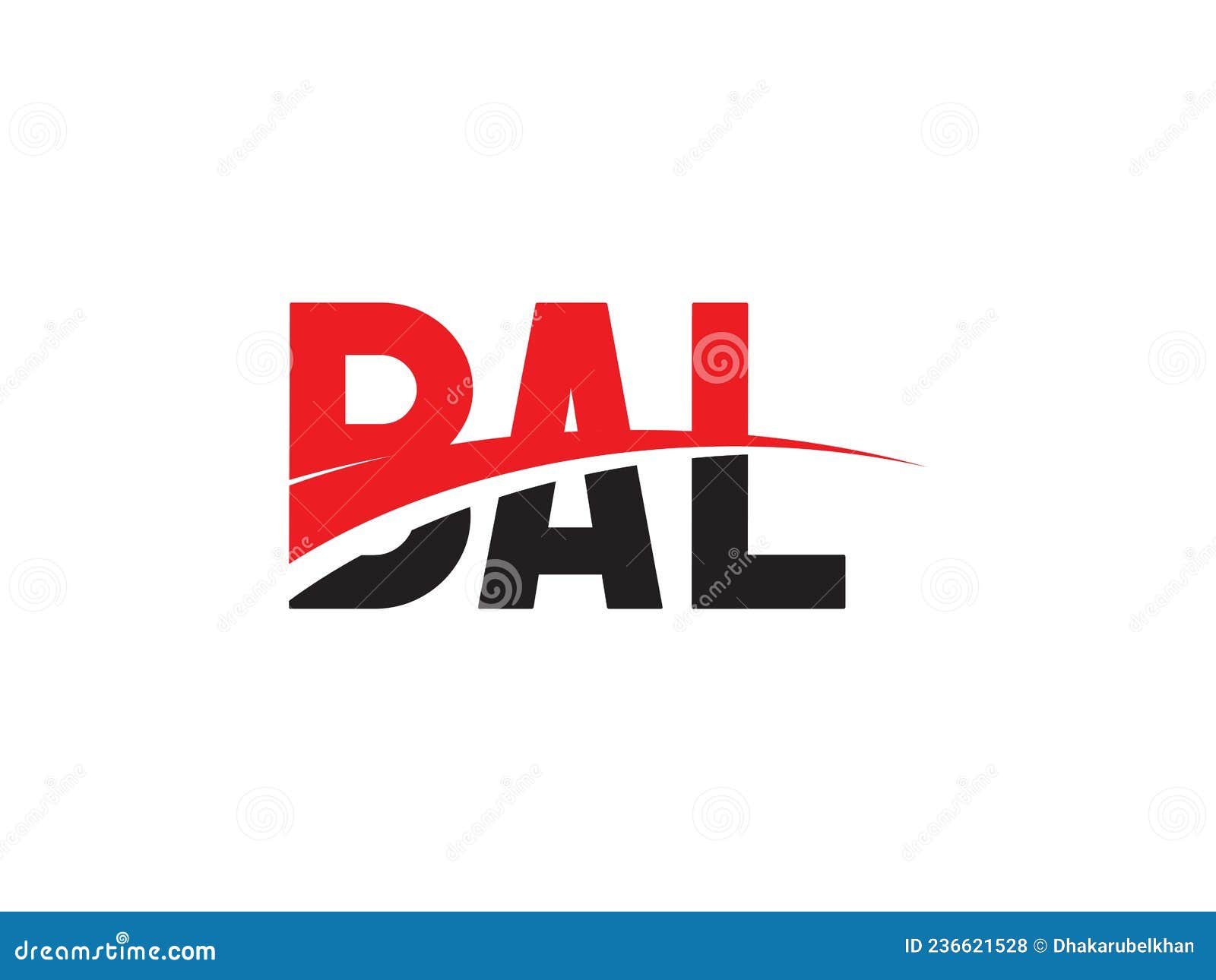 BAL Letter Initial Logo Design Vector Illustration Stock Vector ...