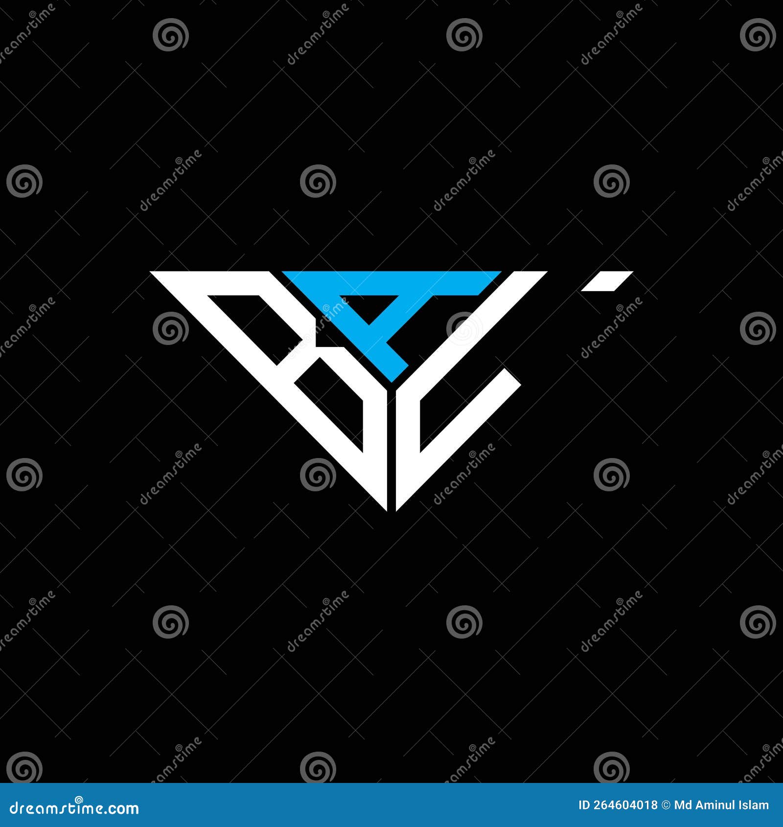 BAL Letter Logo Creative Design with Vector Graphic, Stock Vector ...