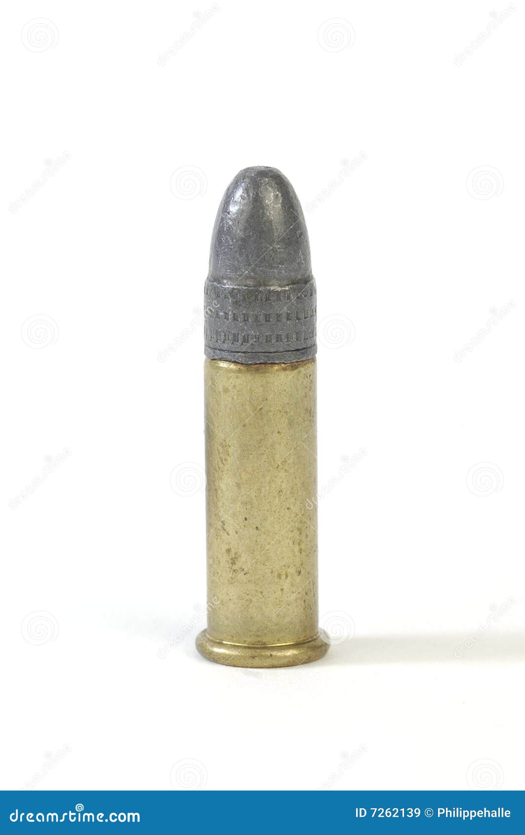 Bala imagem de stock. Imagem de branco, arma, espingarda - 7262139