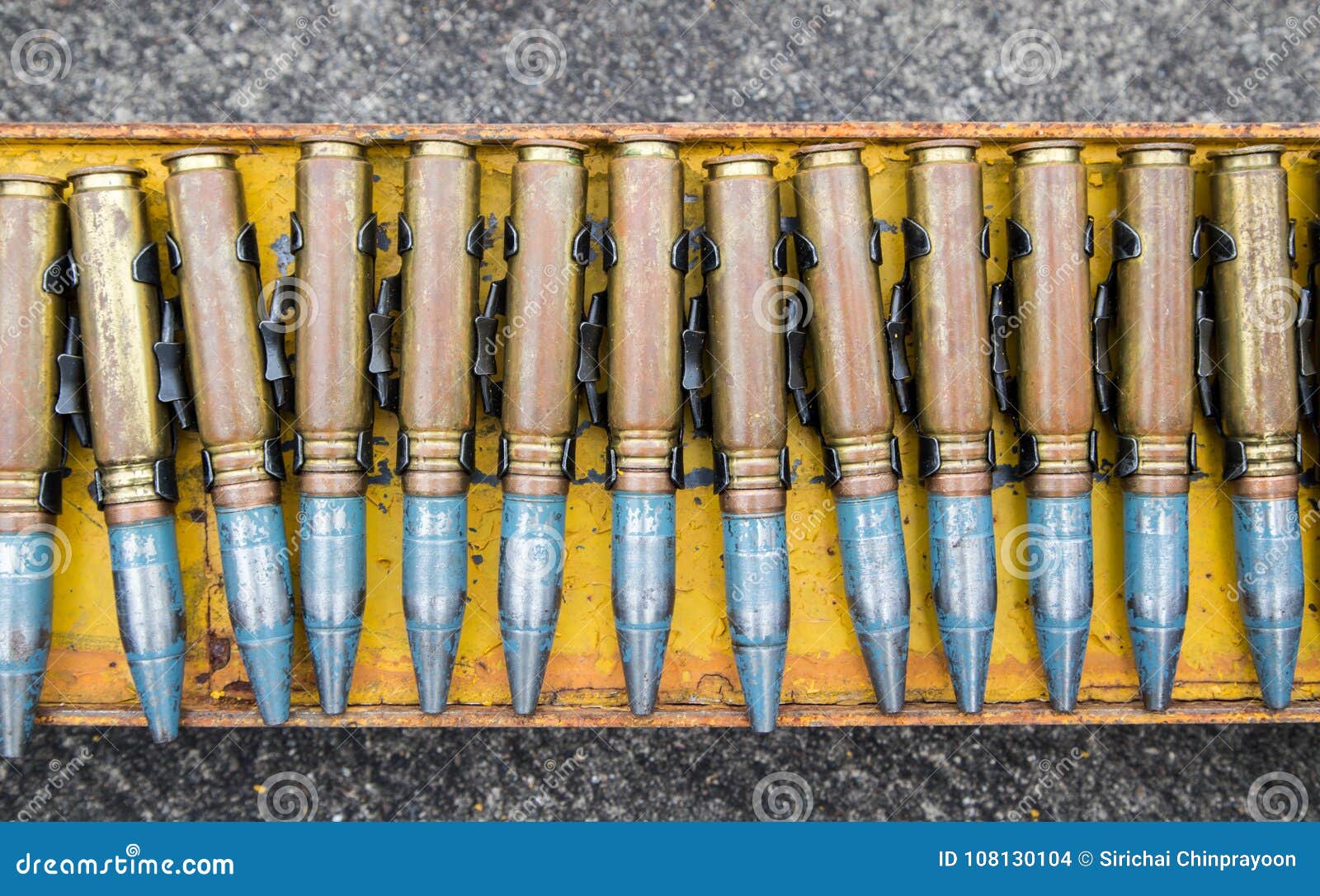 Bala Antiaérea 23 Milímetros Foto de archivo - Imagen de ataque ...