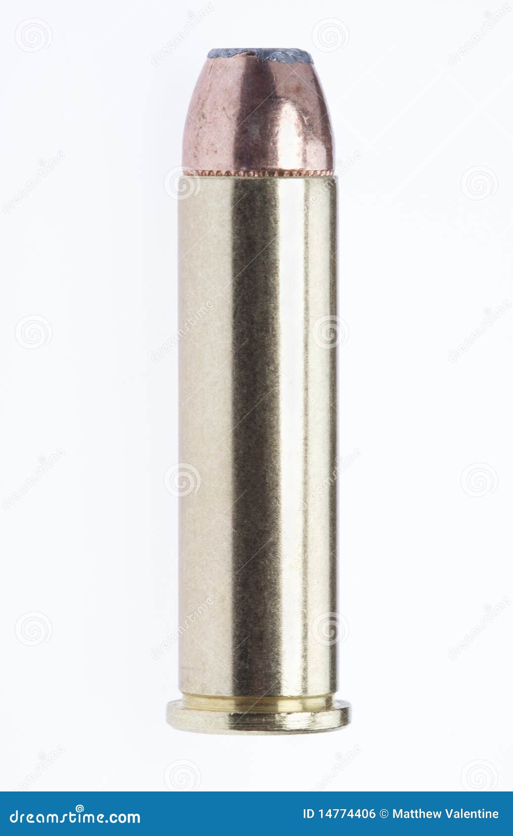 Bala de Caiber do magnum foto de stock. Imagem de perigoso - 14774406