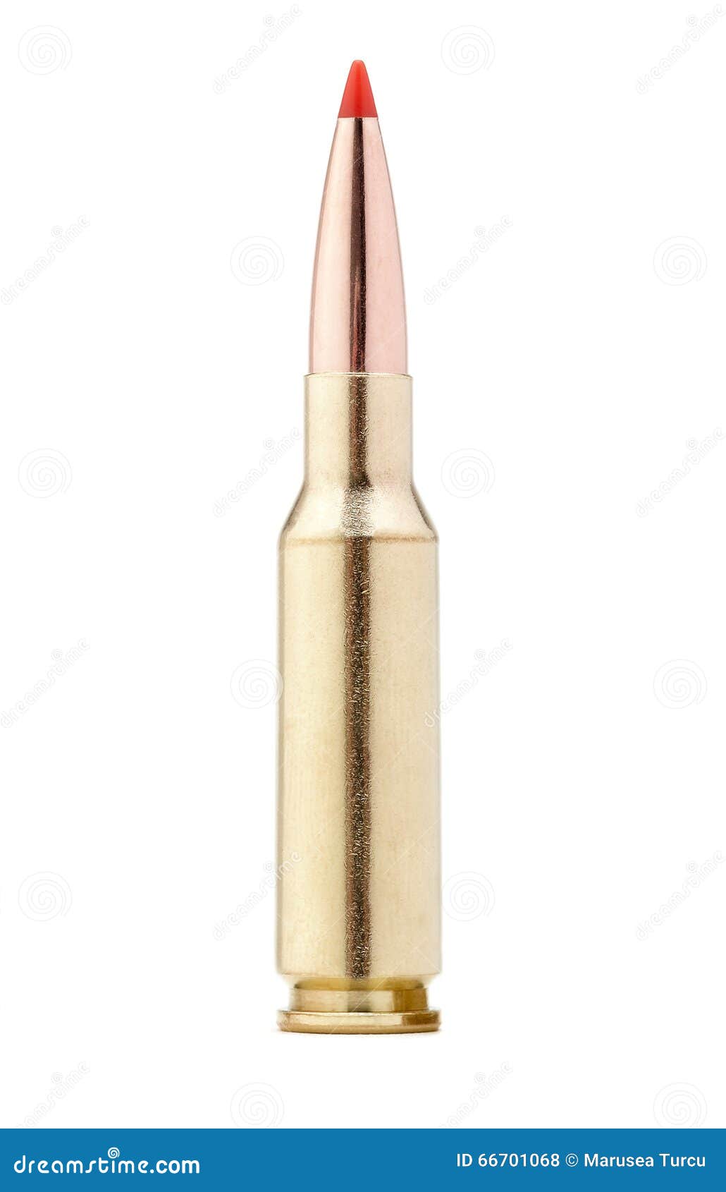 Bala Del Rifle En El Fondo Blanco Foto de archivo - Imagen de arma ...