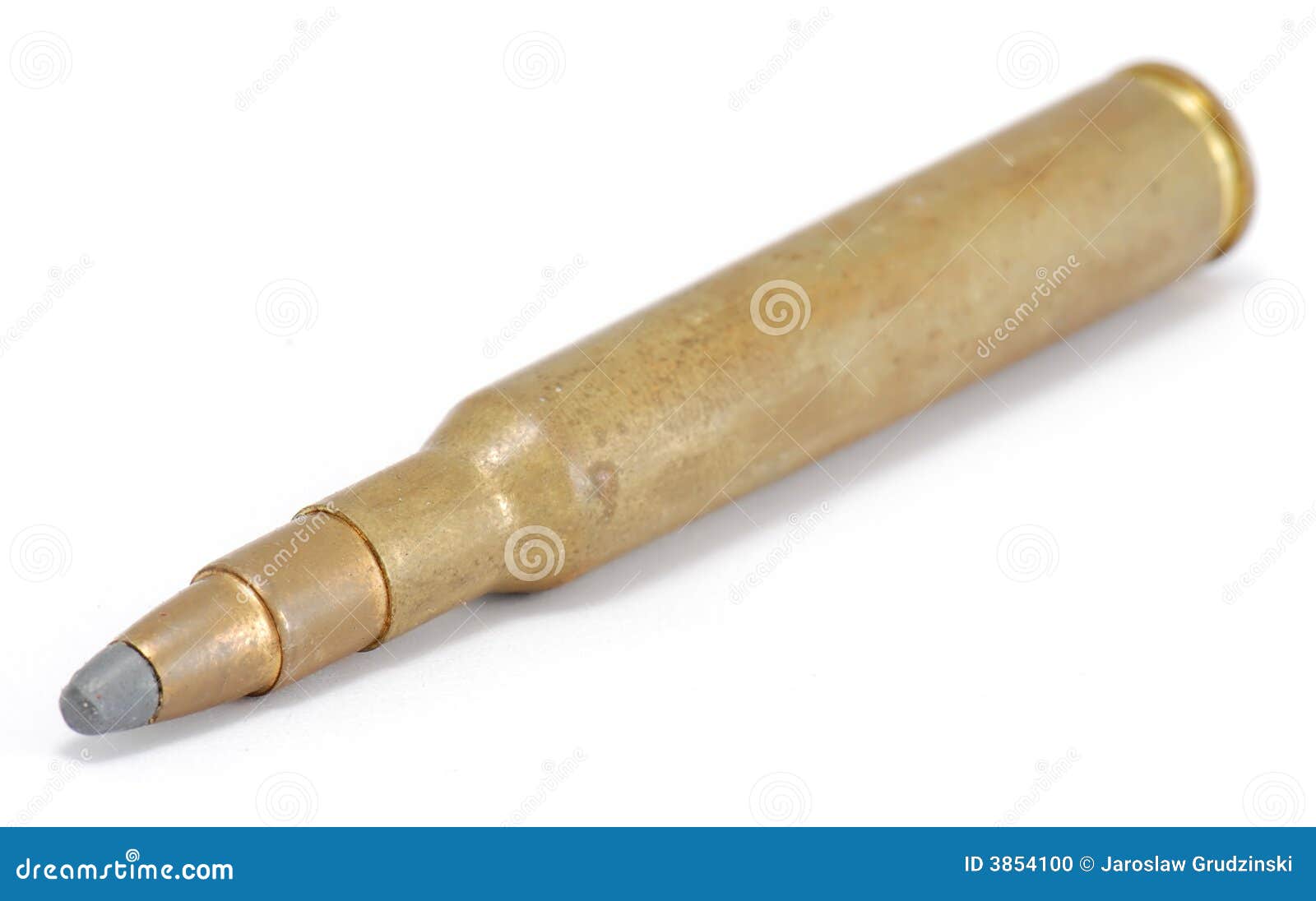 Bala do rifle foto de stock. Imagem de isolado, mortal - 3854100