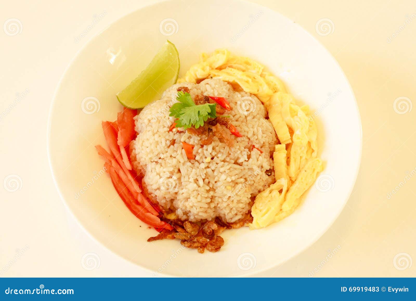 Balacan Fried rice stock image. Image of cuisine, style - 69919483