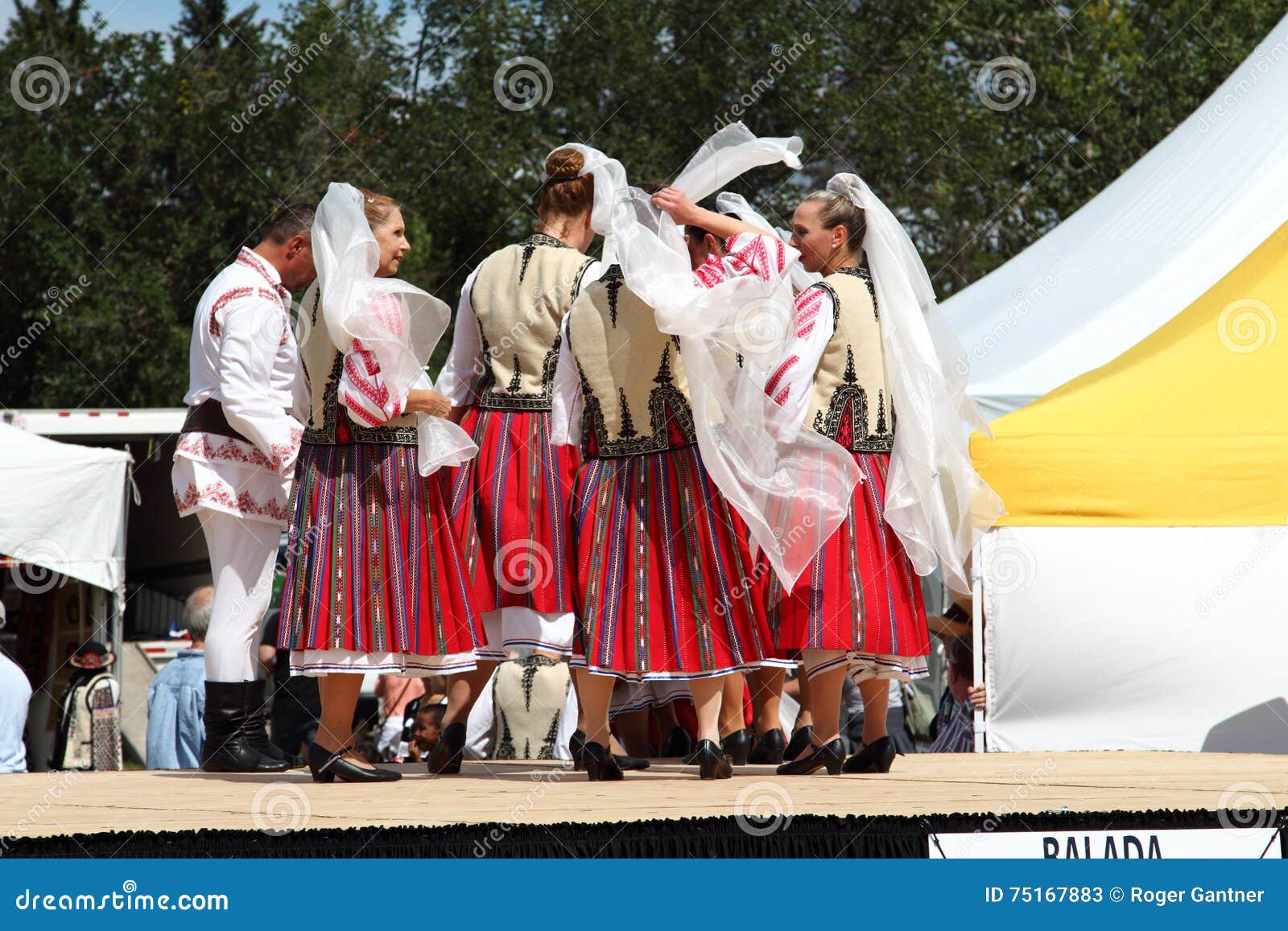 Balada Romanian Folk Dance Ensemble Editorial Stock Photo - Image of ...