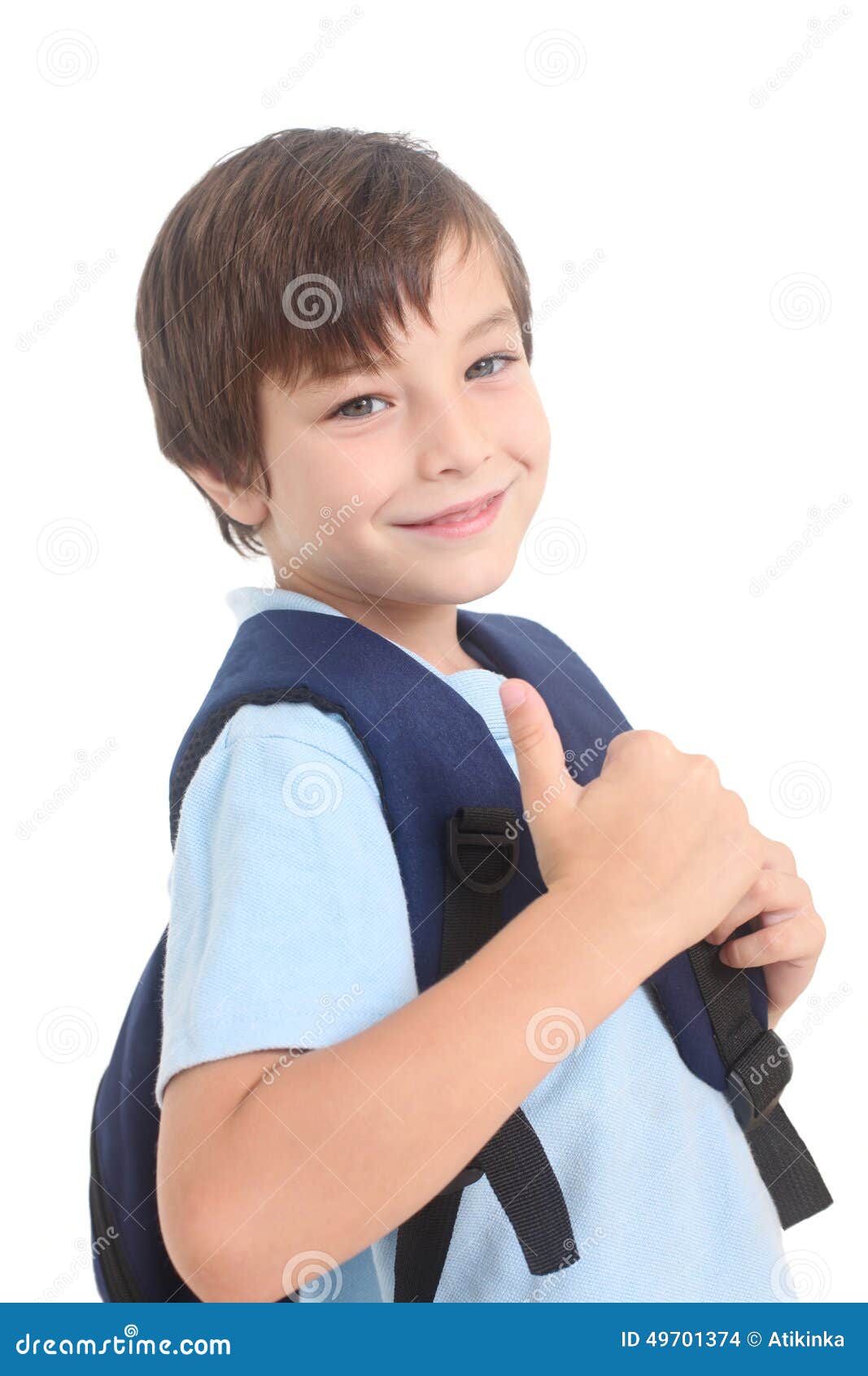 Baladez l'écolier photo stock. Image du isolement, gens - 49701374