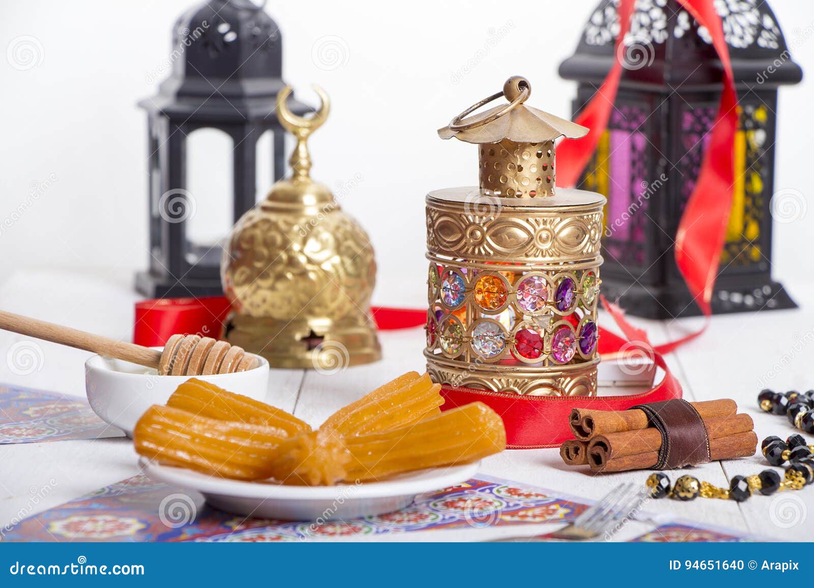 Balah El Sham Tulumba stock photo. Image of food, balah - 94651640