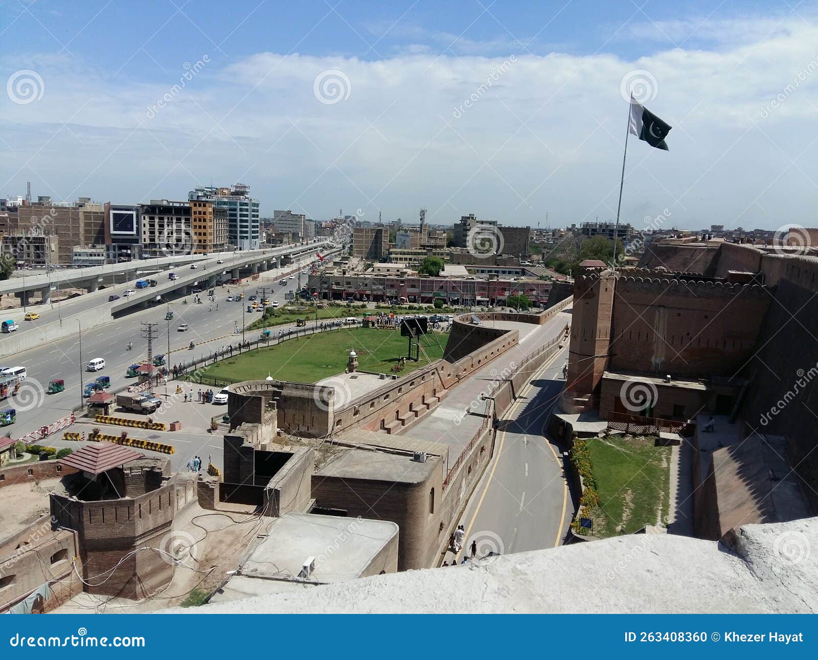 Balahisar Fort Peshawar KPK Pakistan Stock Photo - Image of ...