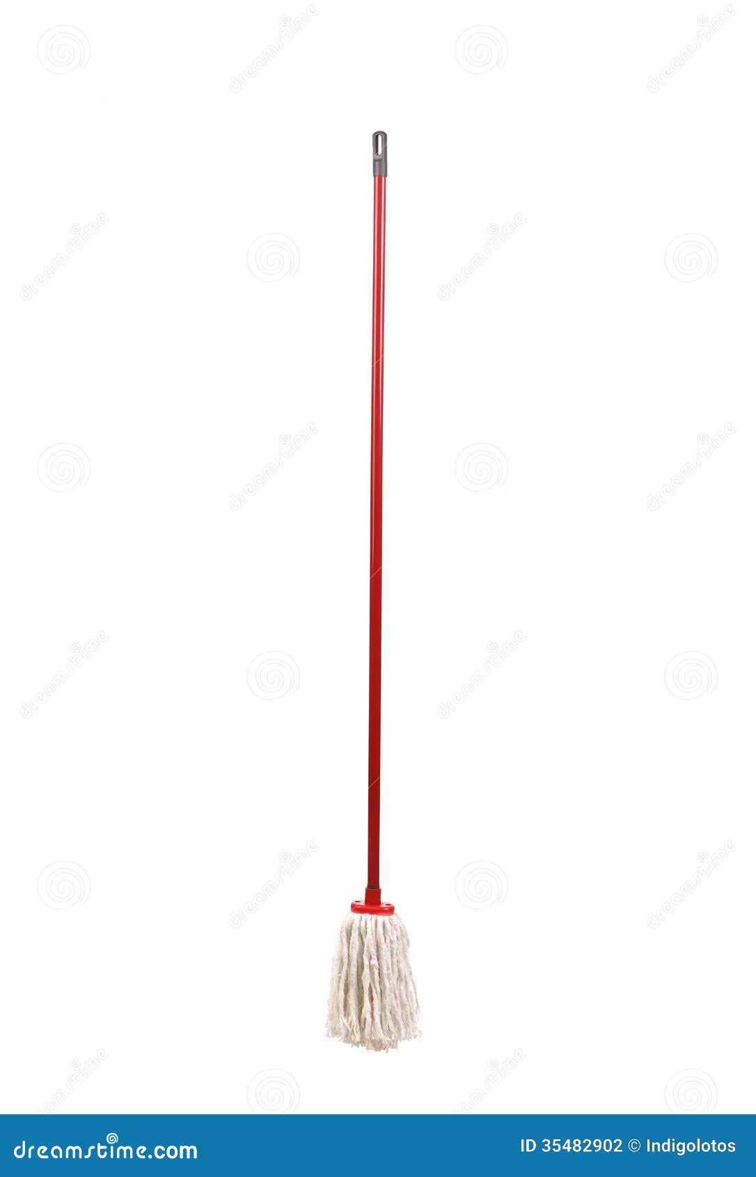 Balai Rouge Pour Le Nettoyage. Photo stock - Image du rouge, manuel ...