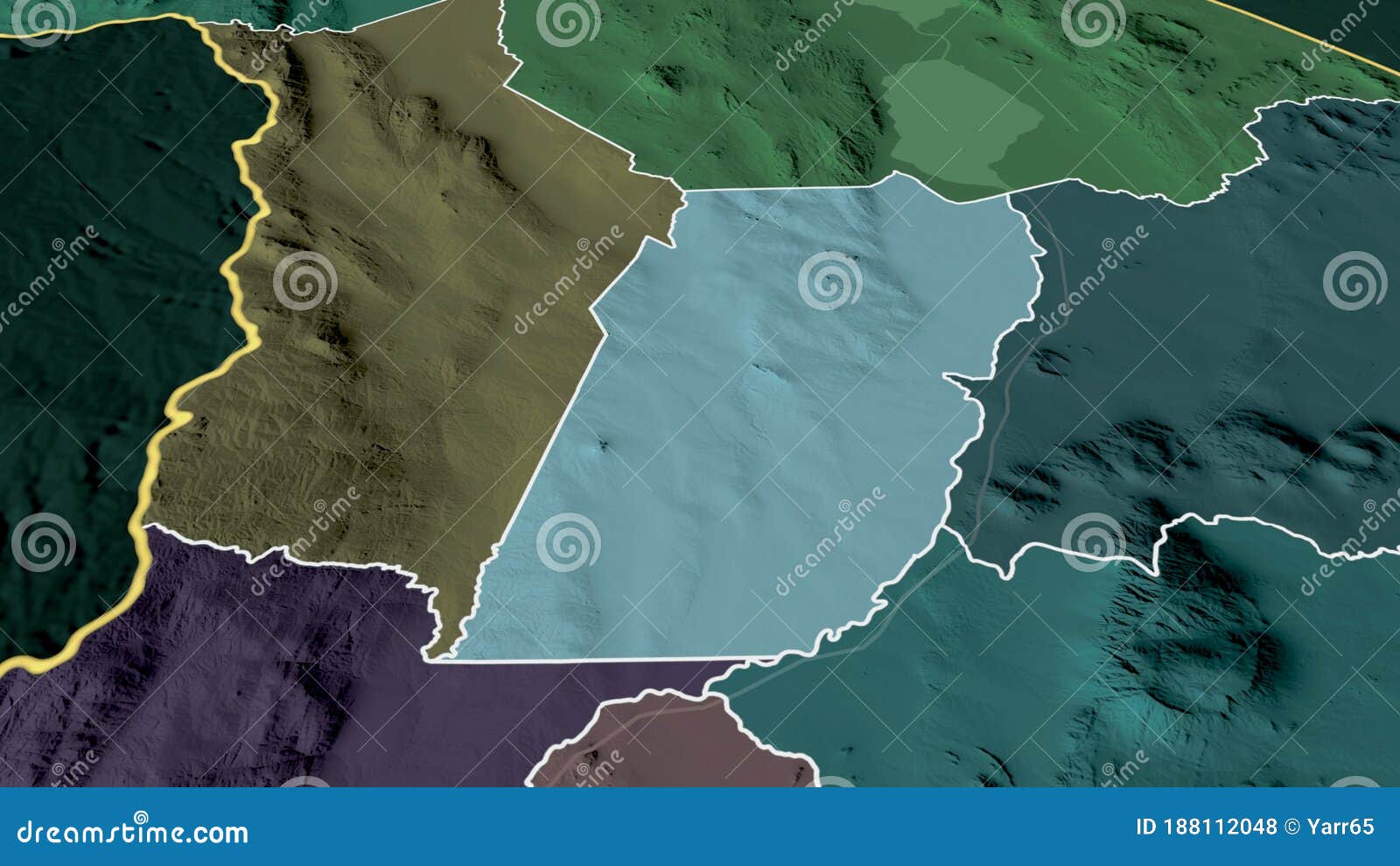 Balaka, Malawi - Highlighted. Administrative Stock Illustration ...