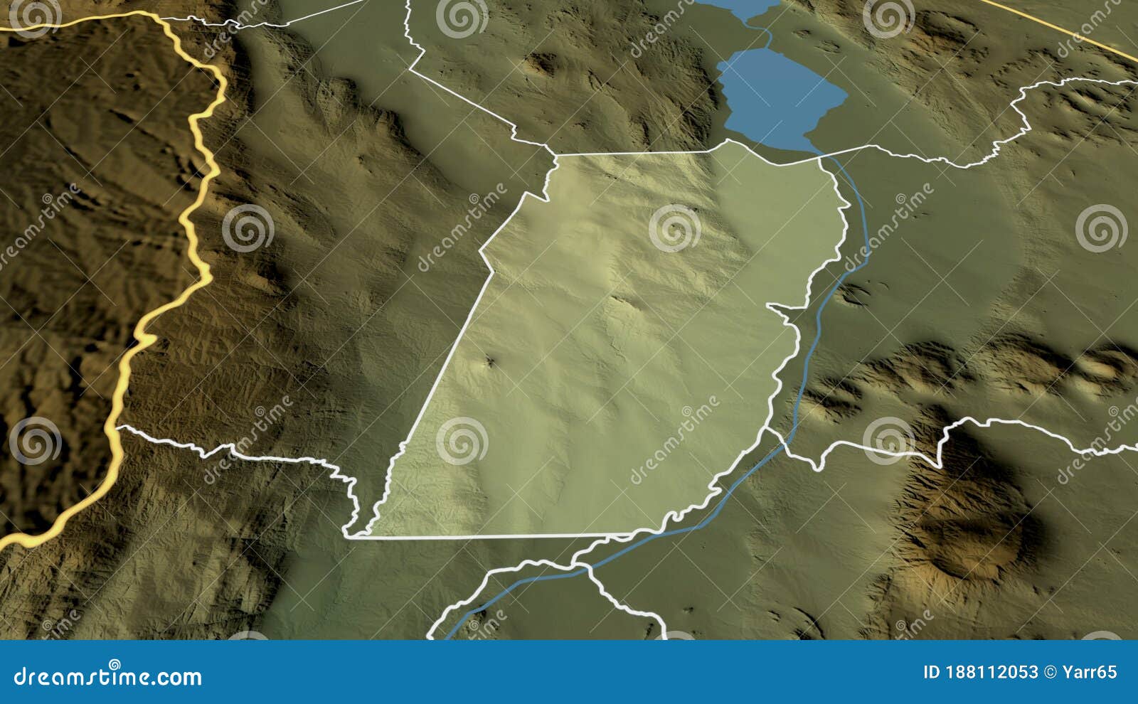 Balaka, Malawi - Highlighted. Physical Stock Illustration ...