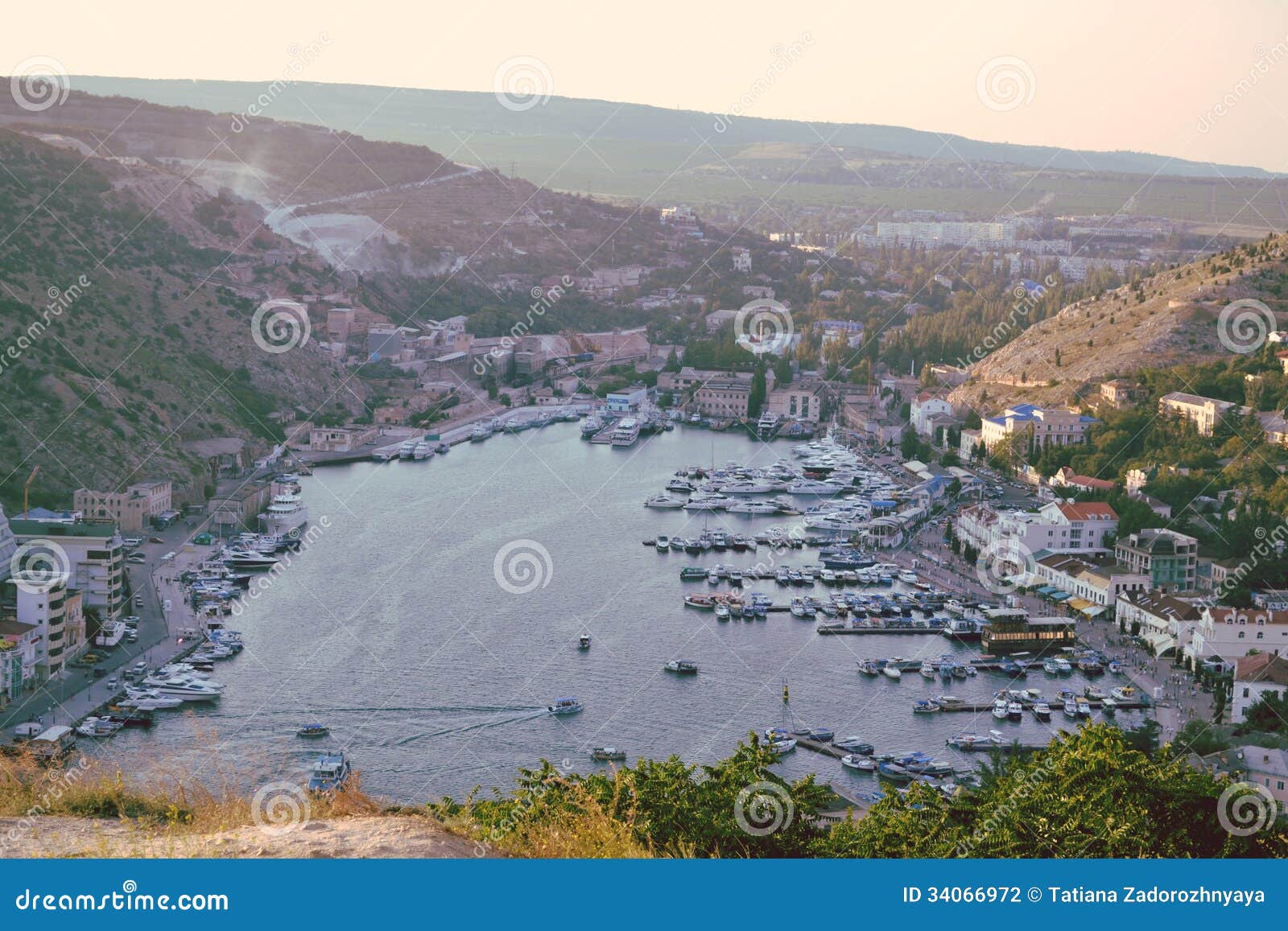Balaklava Bay stock photo. Image of evening, coast, recreation - 34066972