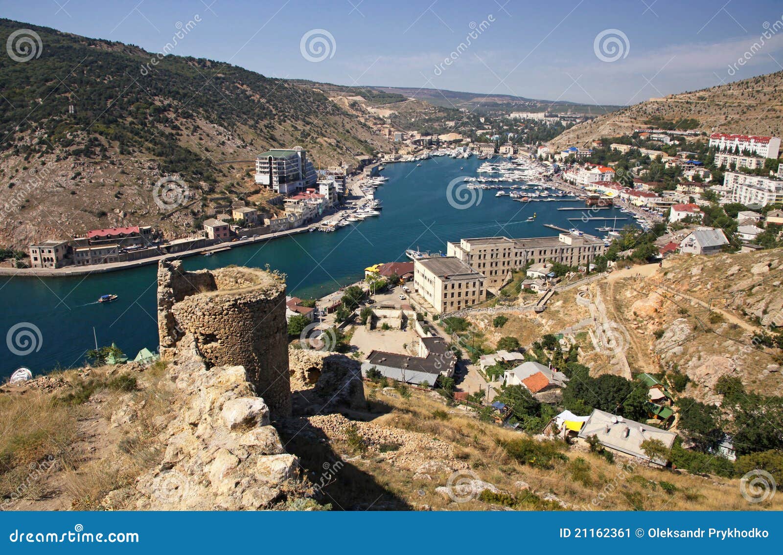 Balaklava bay, Ukraine stock image. Image of citadel - 21162361