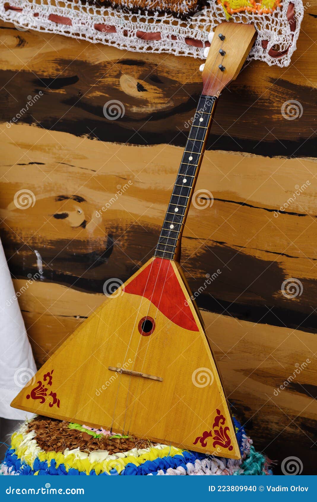 Balalaika stock photo. Image of balalaika, instrument - 223809940
