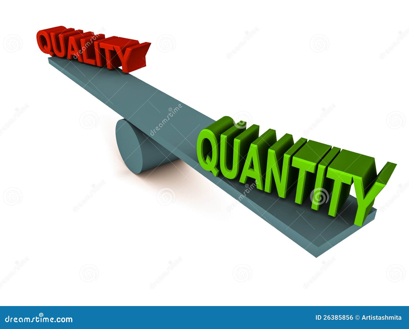 Balanço Da Quantidade Da Qualidade Ilustração Stock - Ilustração de ...