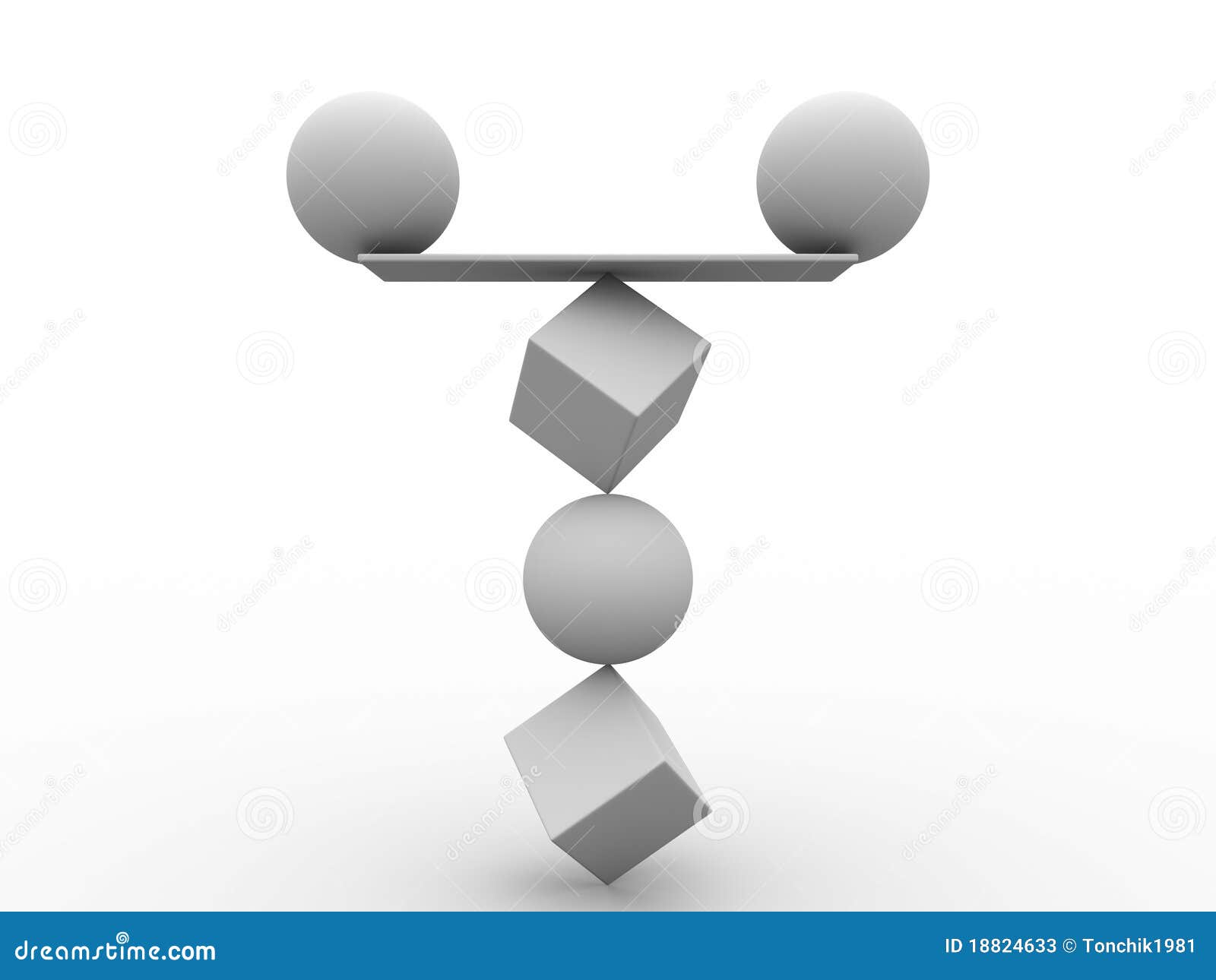 Spheres In Balance Royalty-Free Cartoon | CartoonDealer.com #17120309