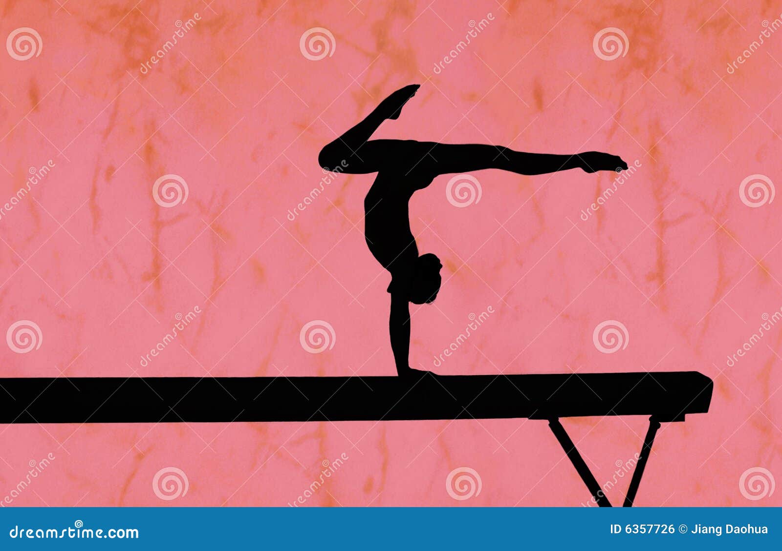 Balance beam stock illustration. Illustration of balance - 6357726