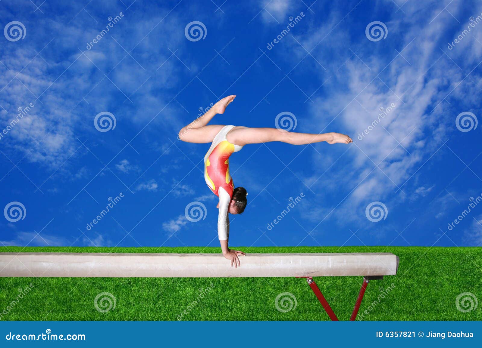 Balance beam stock image. Image of flexibility, exercise - 6357821
