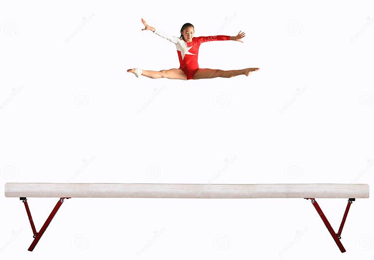 Balance beam stock photo. Image of beam, female, health - 6561108