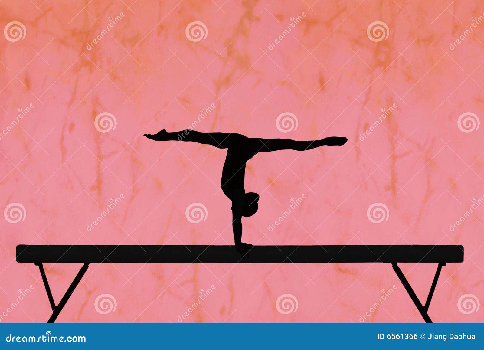 Gymnastics Clipart On Beam