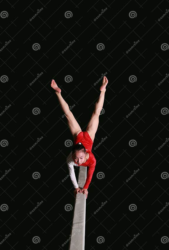 Balance beam stock photo. Image of aerobics, skill, acrobat - 6561550