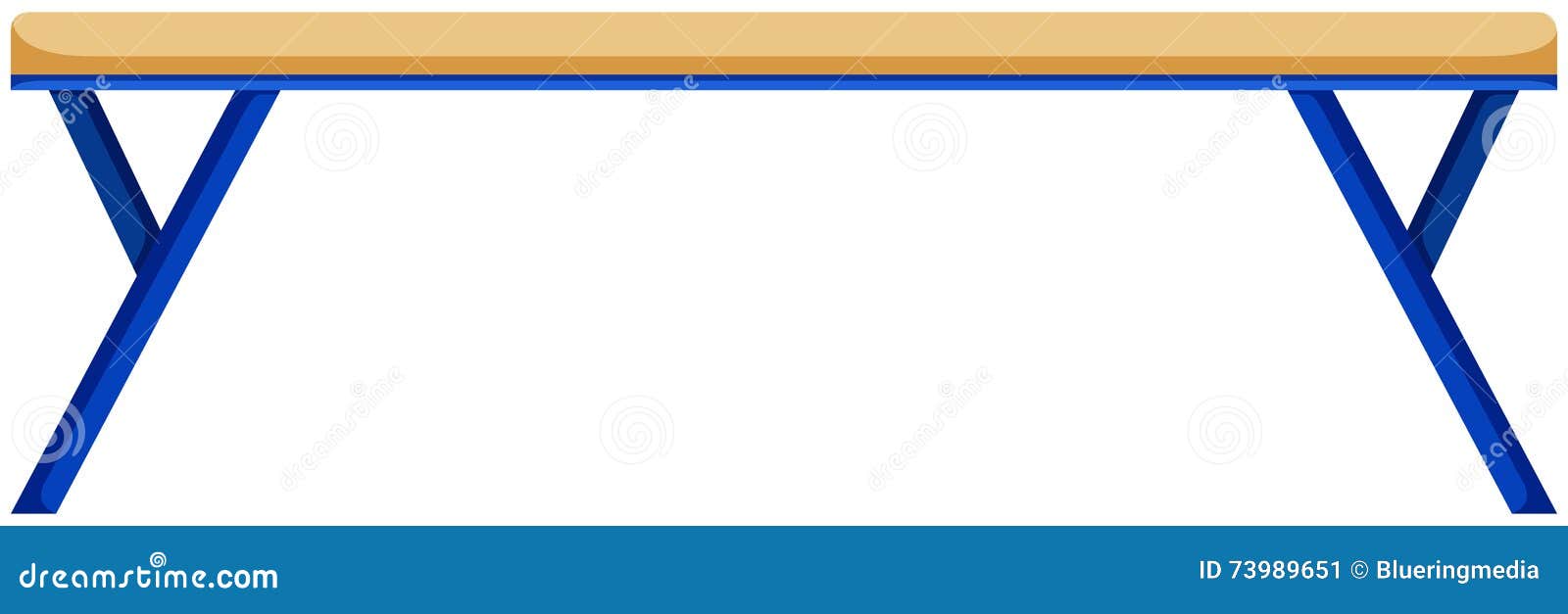 Balance Beam with Blue Legs Stock Vector - Illustration of clipart ...