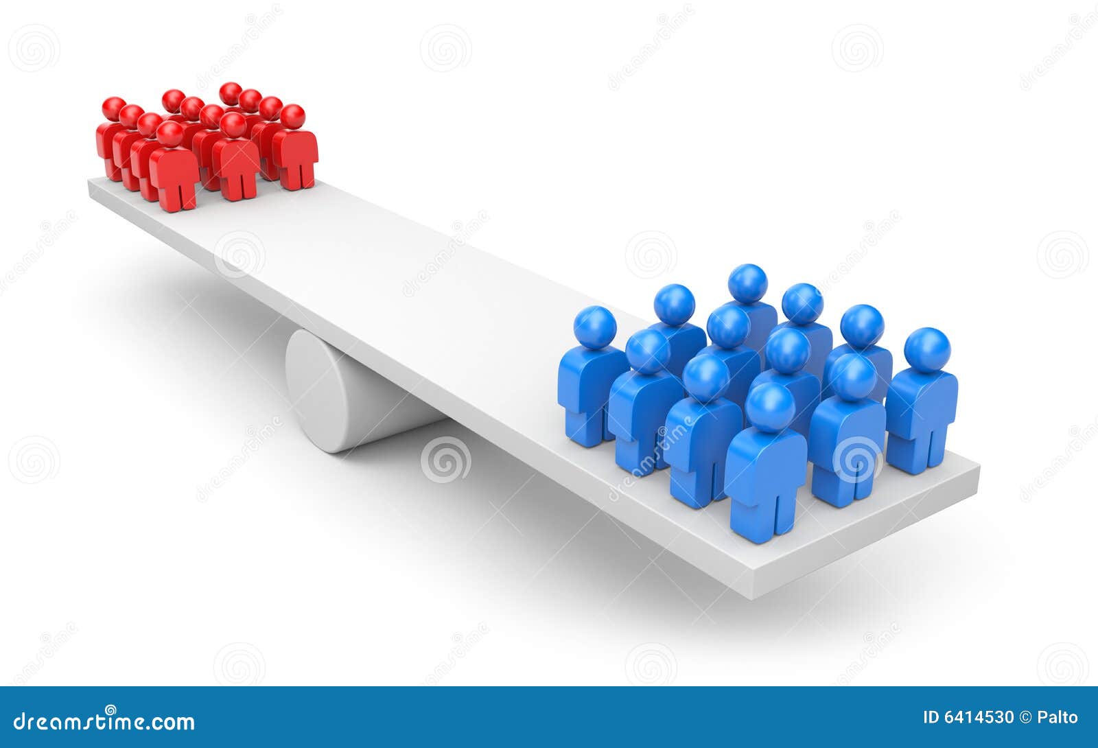 Balance. Business metaphor stock illustration. Illustration of leader ...