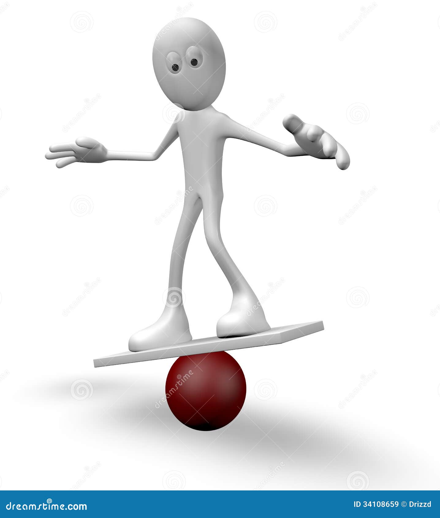 Balance stock illustration. Illustration of circus, equalize - 34108659