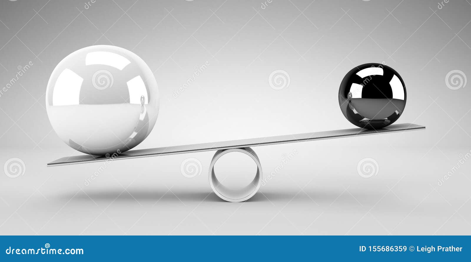 Balance Concept - 3d Render Stock Illustration - Illustration of ...